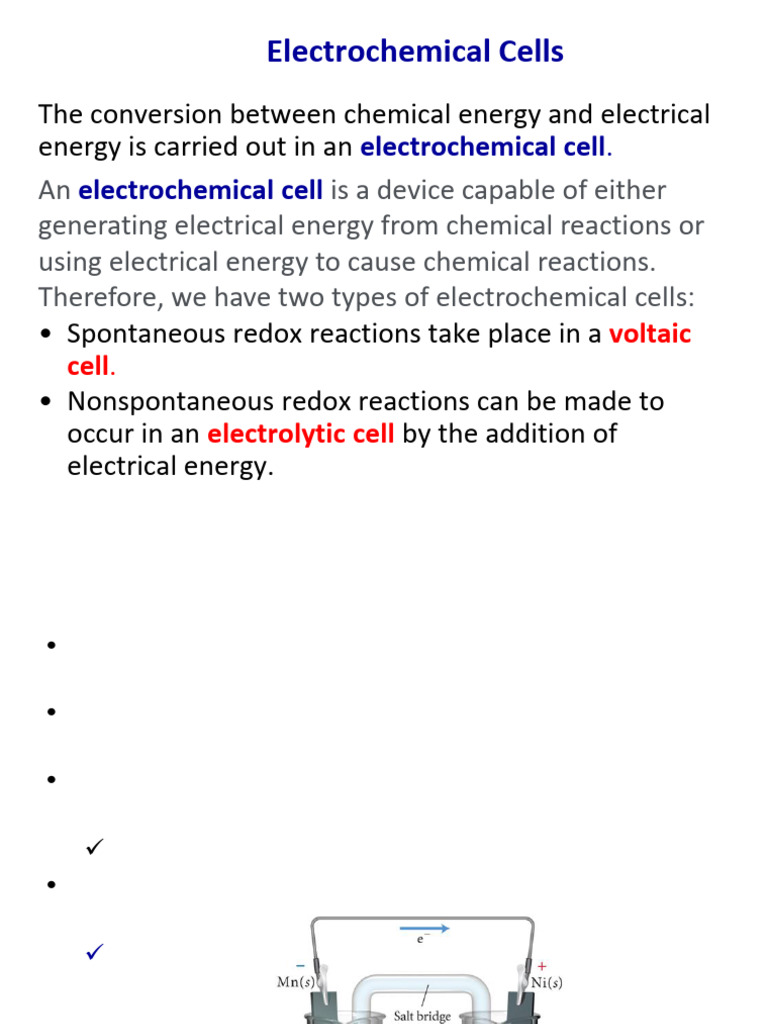 Lecture 6 | PDF | Redox | Electrochemistry
