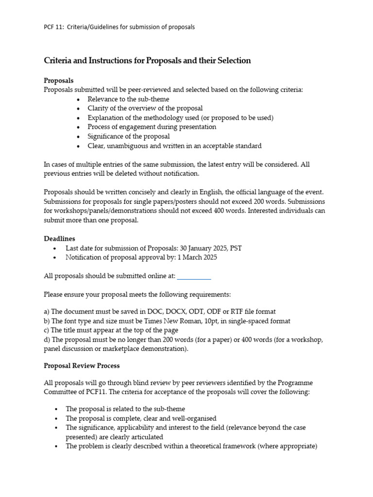 Pcf11 Submission Instructions | PDF