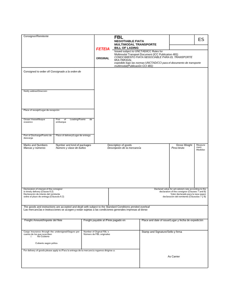 Supuesto 1 Fiata BL | PDF | Envío | Derecho privado