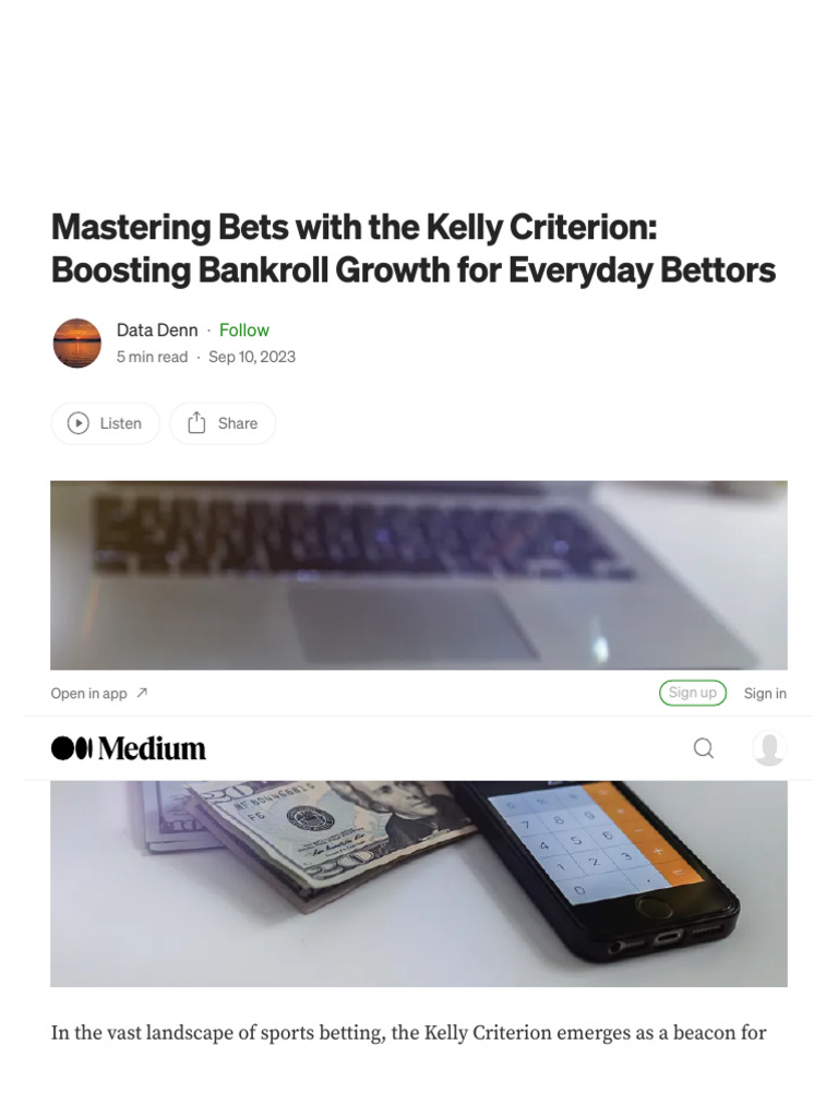 Mastering Bets With The Kelly Criterion: Boosting | PDF | Gambling