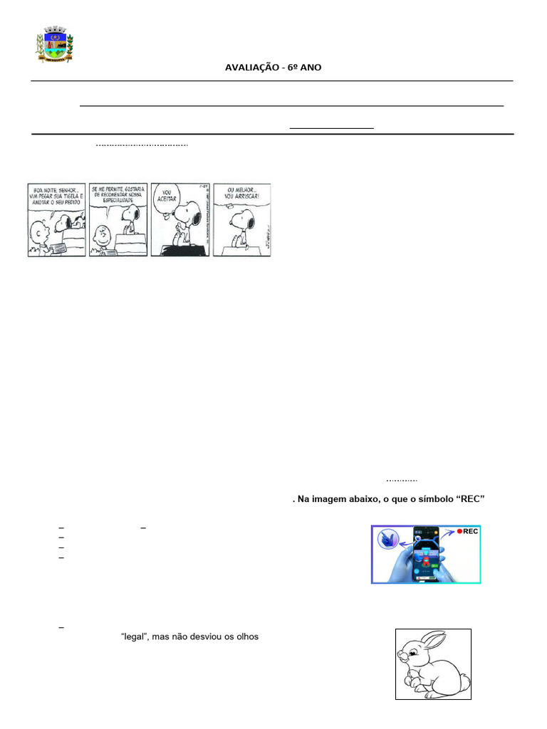Simulado 1 2021 6ºano Retrato 766 | PDF | Calendário | Tempo