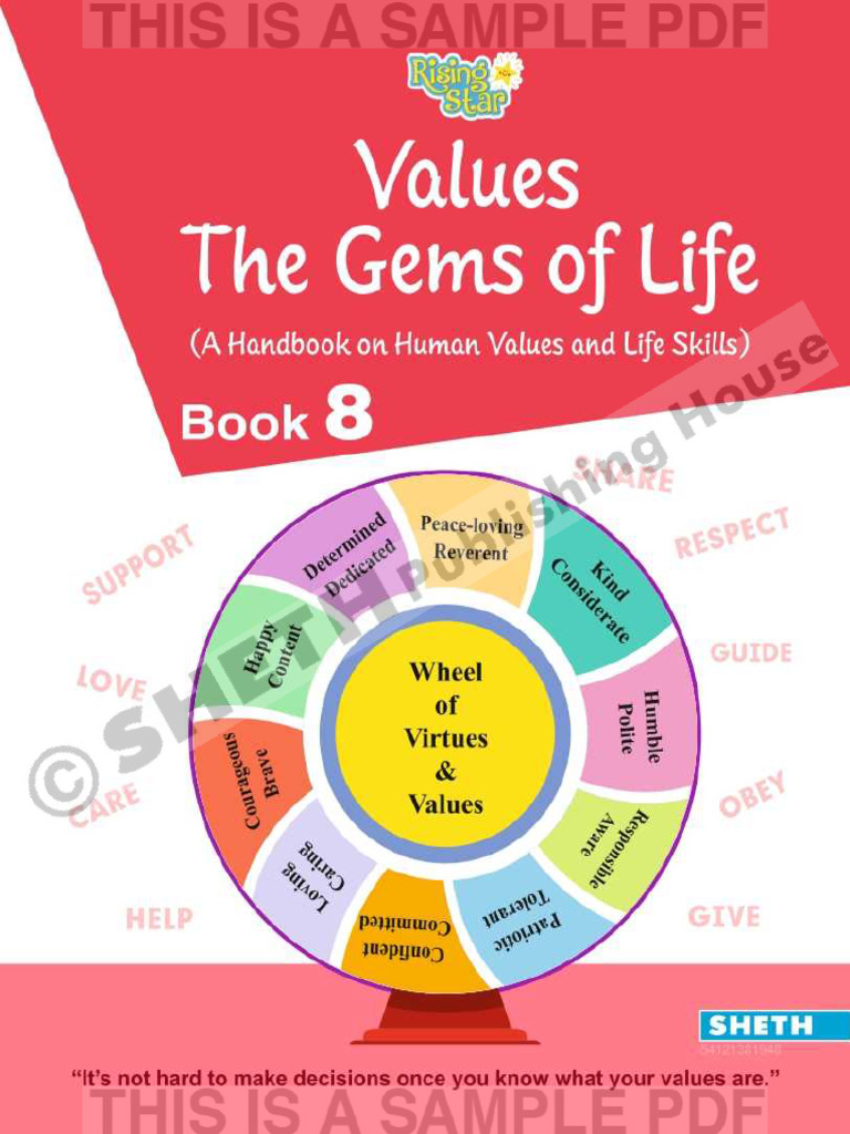 Values The Gems of Life 8 | PDF