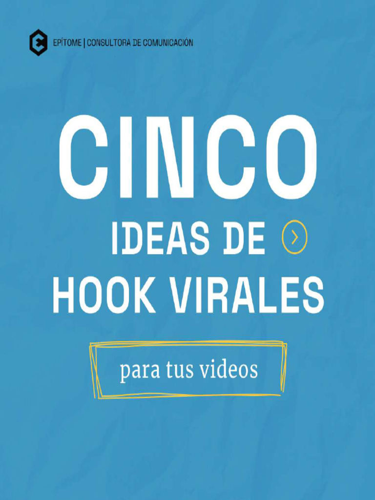 5 Ideas de Hooks Virales para Tus Videos | PDF