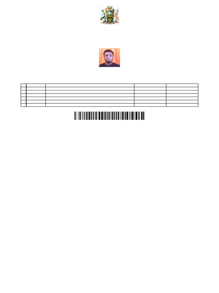 UON Exam Card 2024/2025 Details | PDF