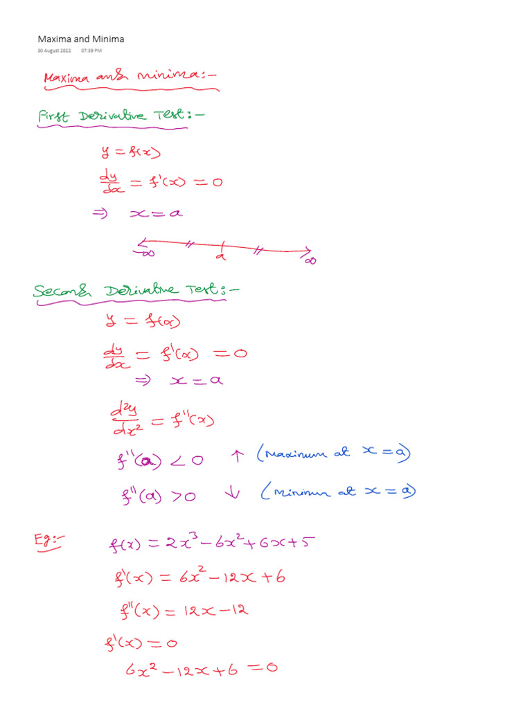 Ch-6 - Ex6.5 - Application of Derivatives | PDF