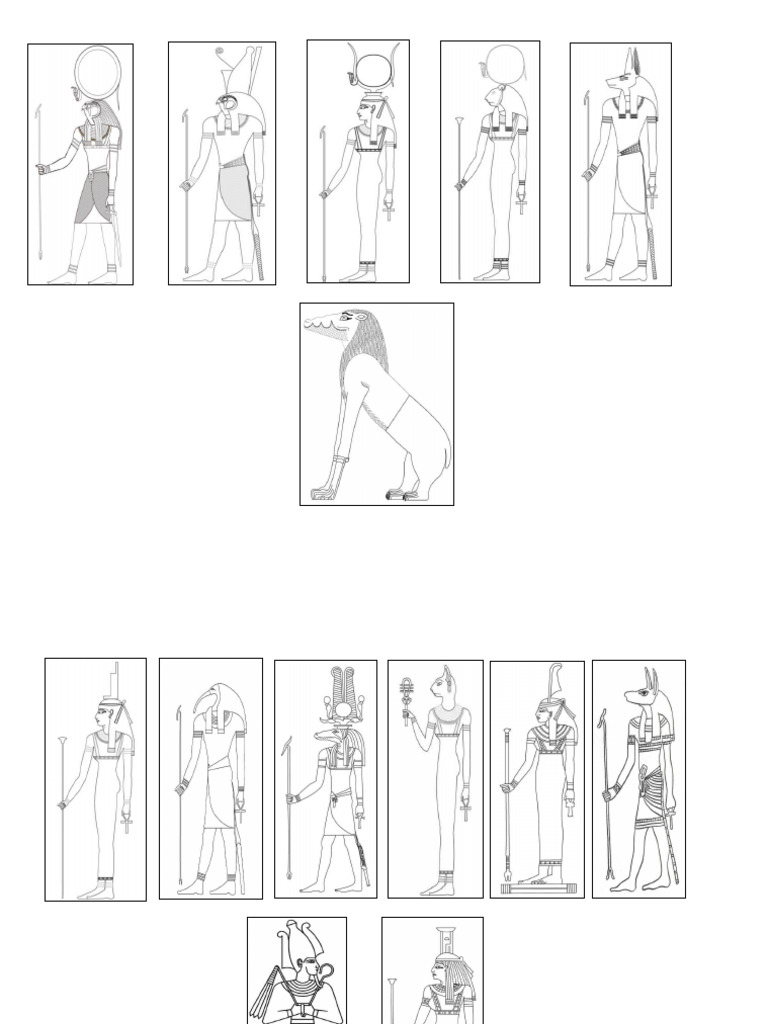 Dioses Egipcios para Iluminar. | PDF