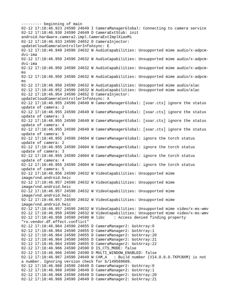 Log Cat 1739357326866 | PDF | Computing | Computer Engineering