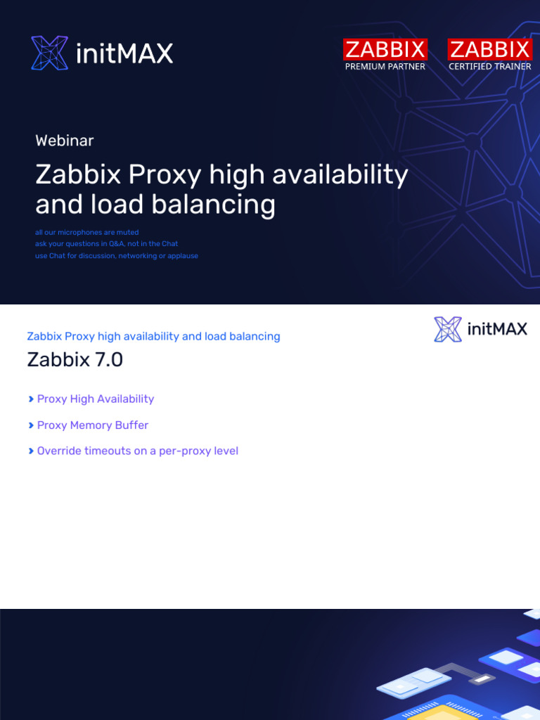 Workshop Zabbix Proxy Ha and Load Balancing 7.0 | PDF | Proxy Server | Load Balancing (Computing)