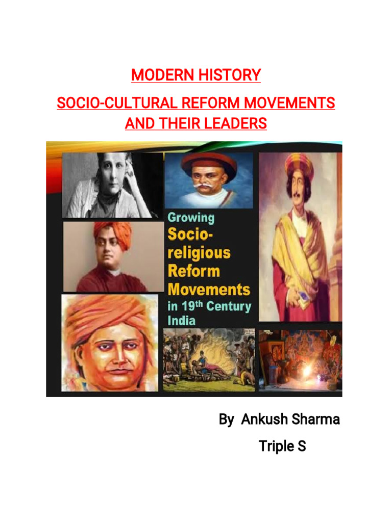 Socio-Cultural Reform Leaders in India | PDF