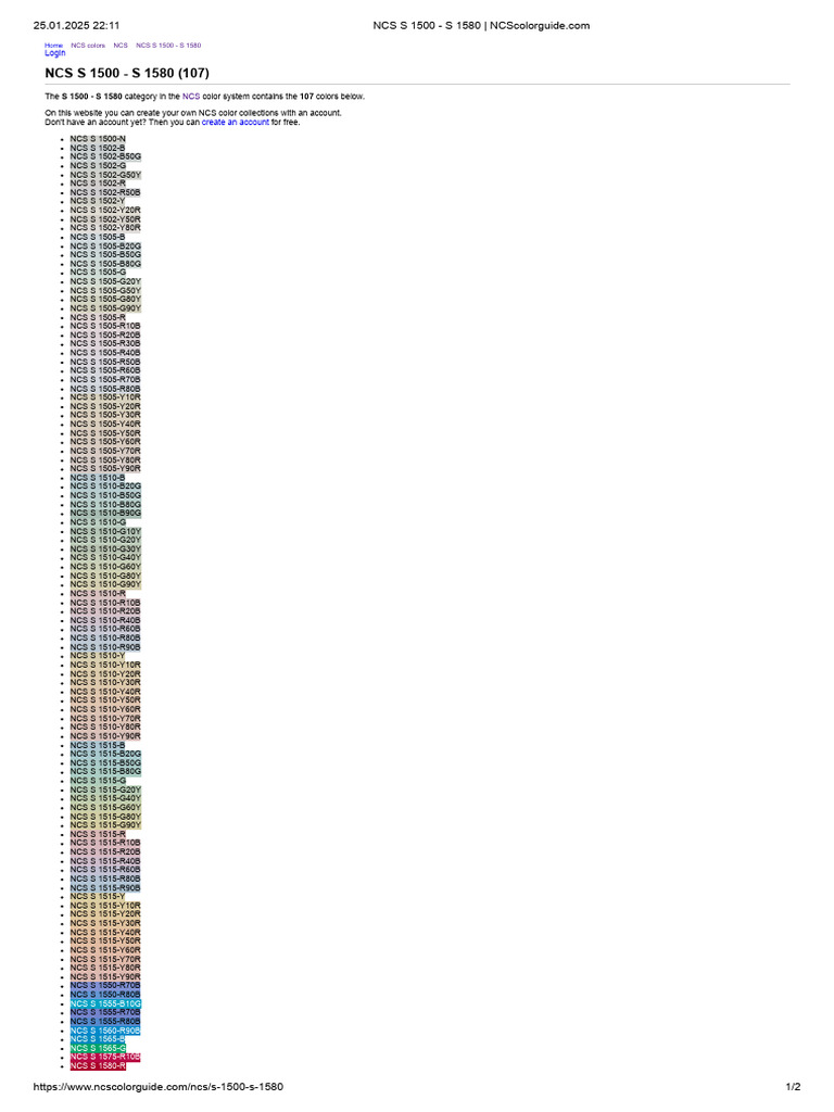 NCS S 1500 - S 1580 (107) : Login | PDF