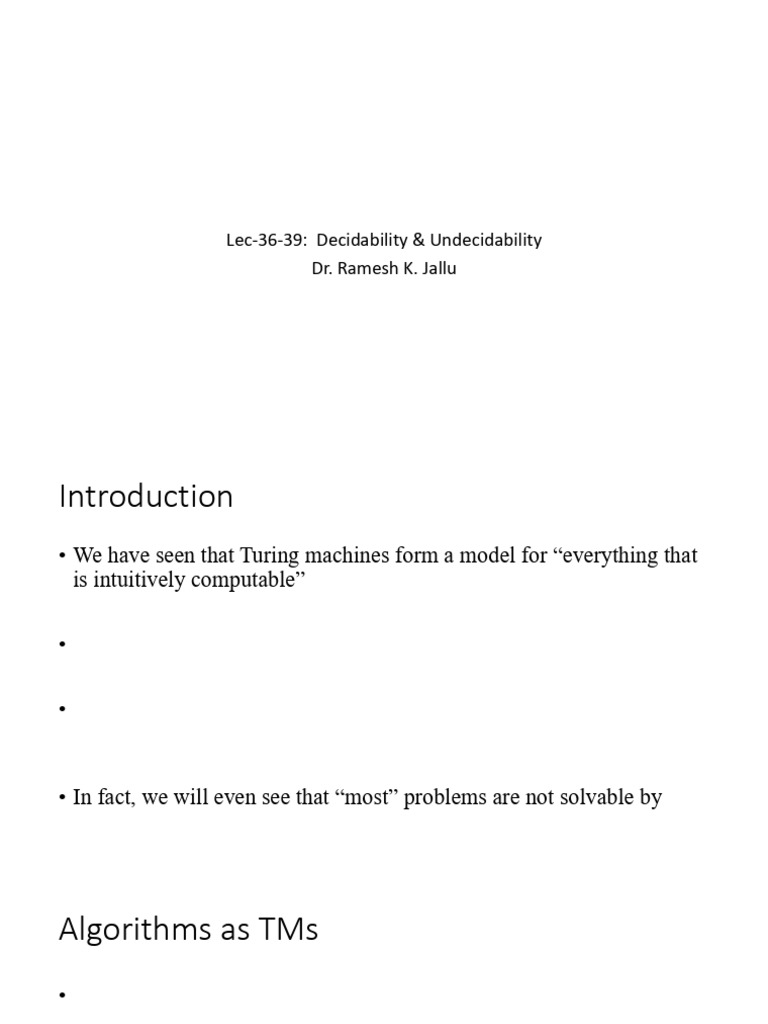 Lec-36-39 | PDF | Automata Theory | Applied Mathematics
