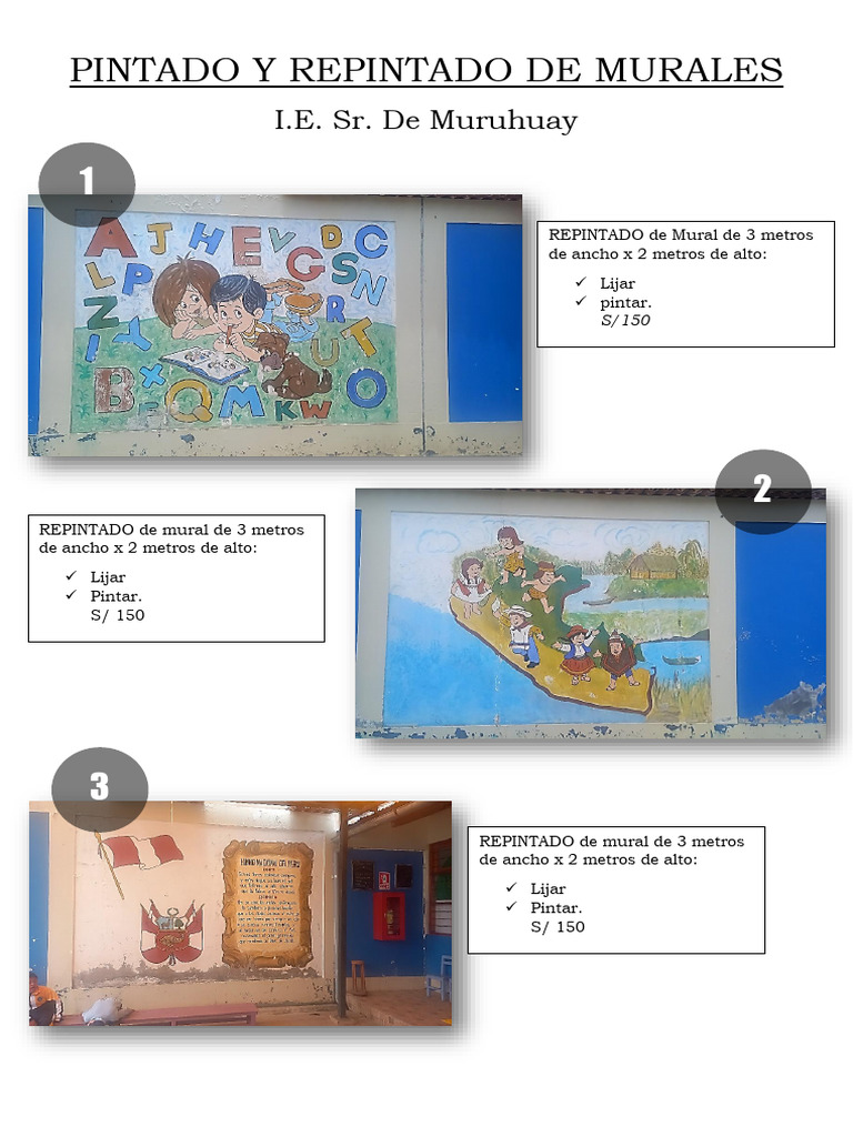Pintado y Repintado de Murales | PDF