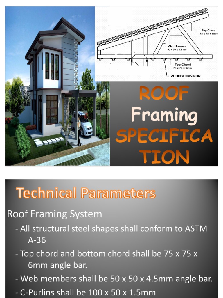 Roof Framing Specification | PDF