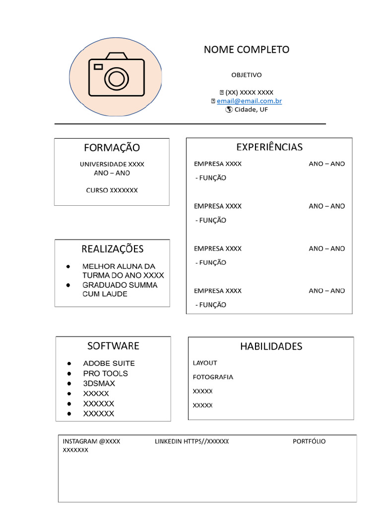2021_03_04_316271_MATERIAL COMPLEMENTAR AULA 1 - MODELO DE CV 2.docx | PDF