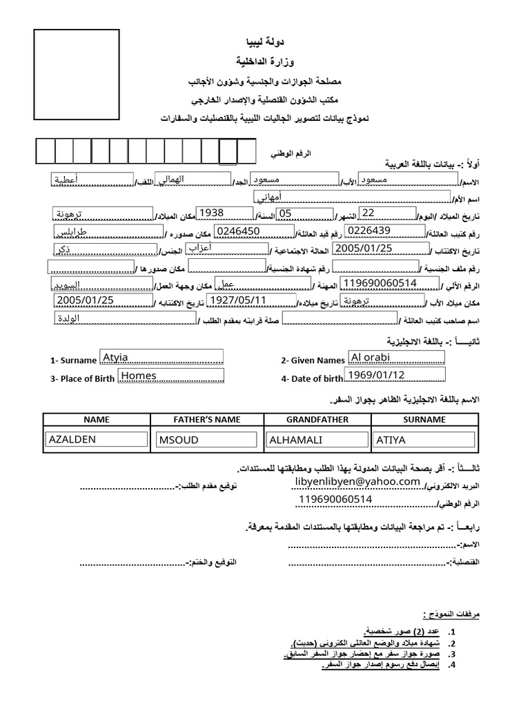 Passport Application | PDF