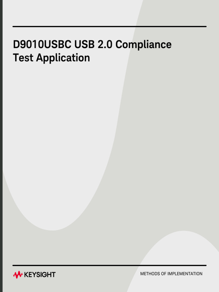 D9010USBC USB Test Software MOI Latest | PDF | Device Driver | Usb