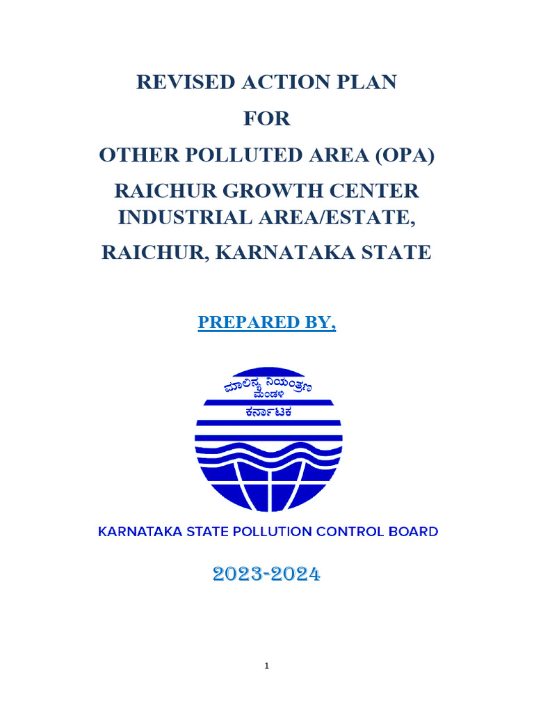 Raichur Revised Action Plan. | PDF