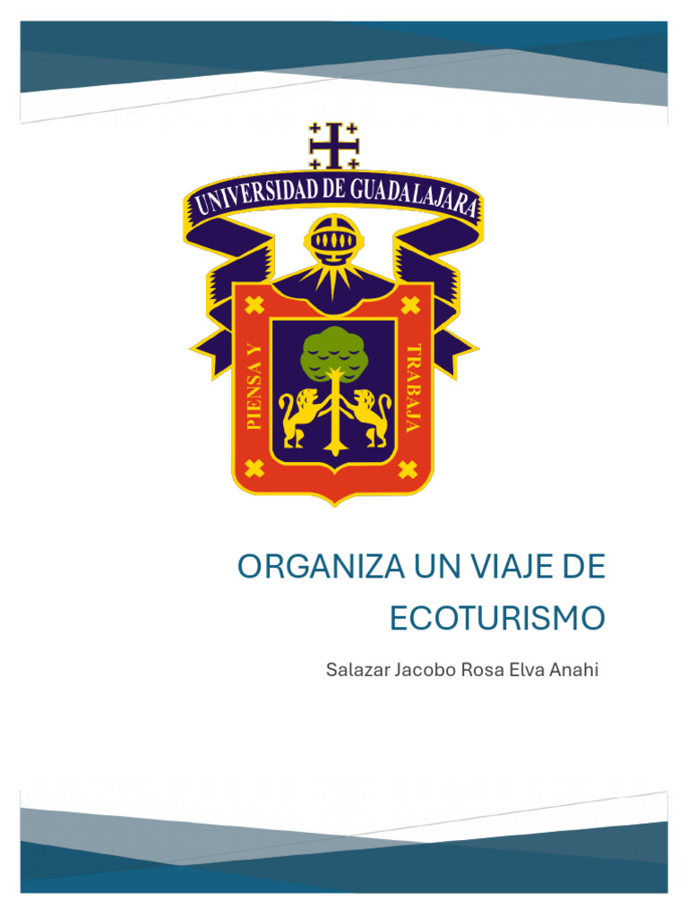 Organiza un viaje de ecoturismo_reasj | PDF | Aviación | Transporte