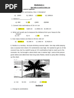 Unit Conversion Practice Worksheet | PDF