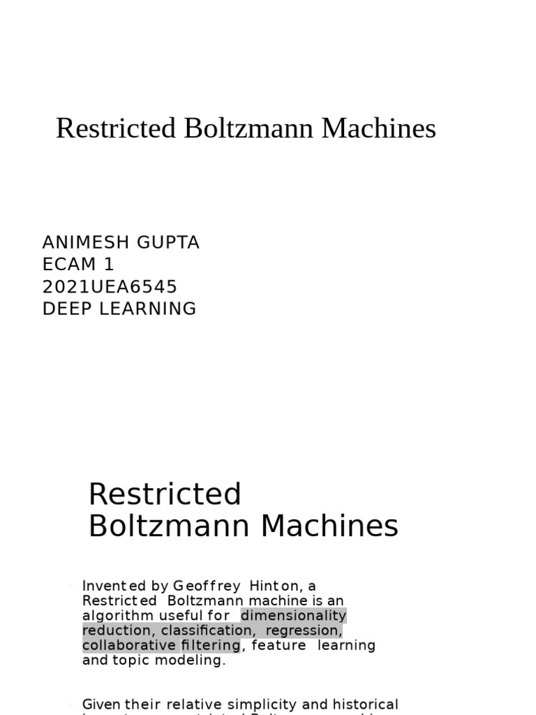 Animesh Gupta - 2021uea6545 - PPT - DL | PDF | Applied Mathematics ...
