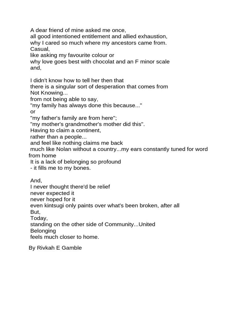 Reflections On Communities... United | PDF