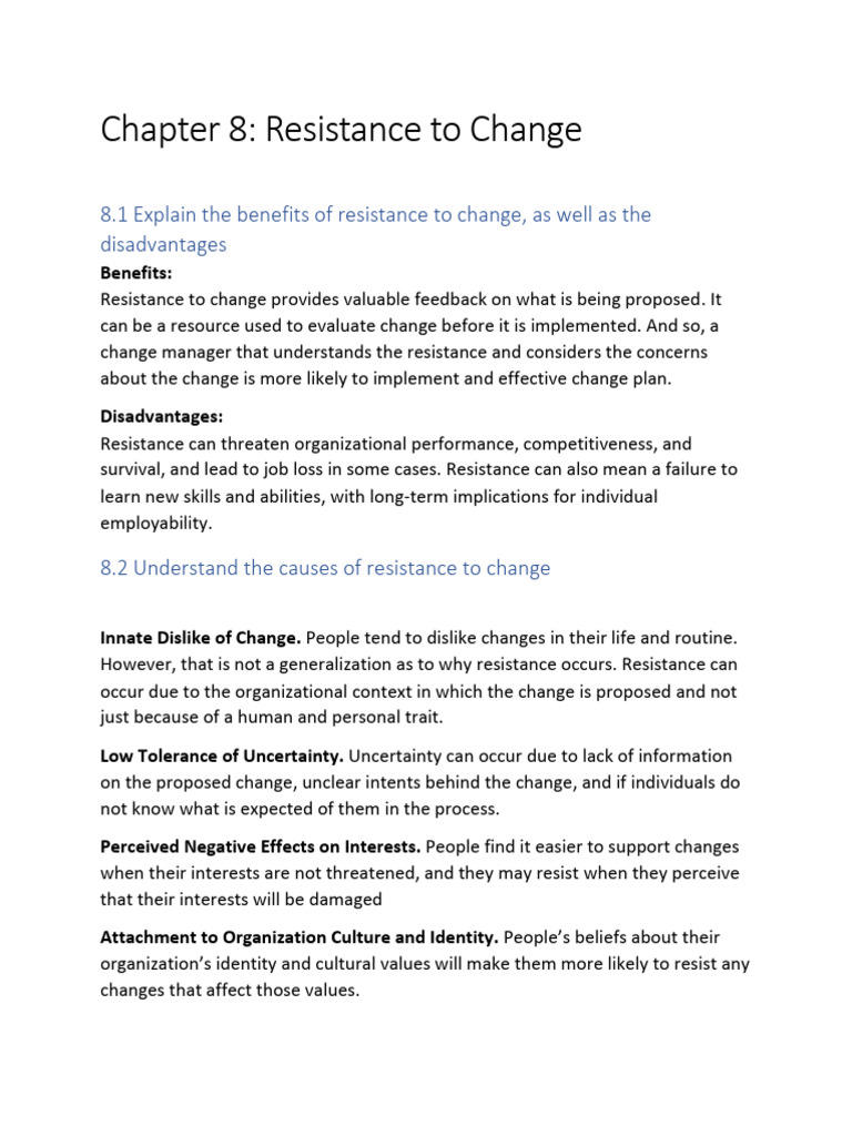 SYS380 Final Summary | PDF | Organization Development | Change Management