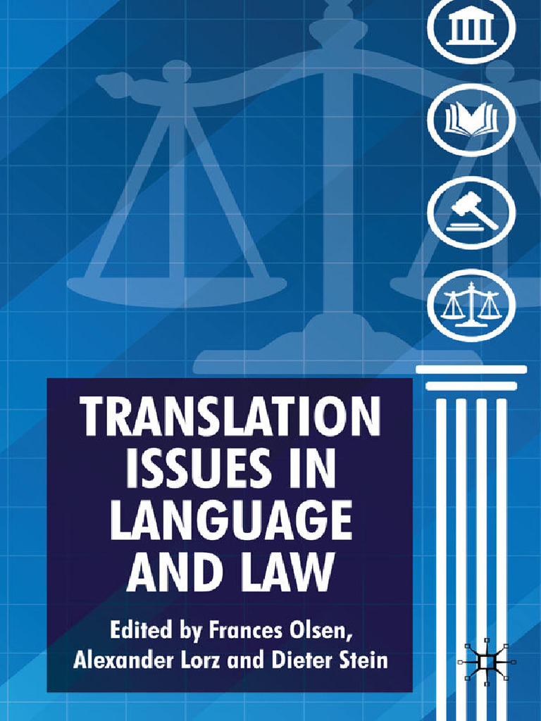 Translation Issues in Language and Law | PDF | Translations | Treaty