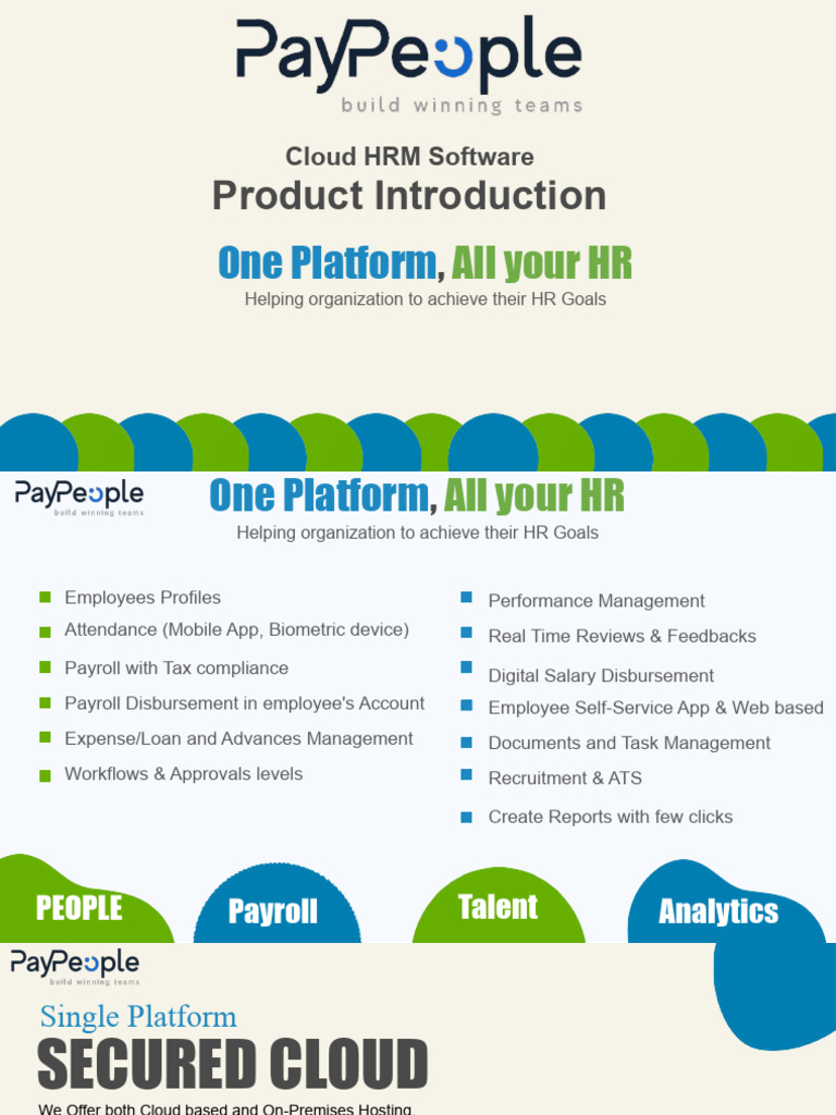 Comprehensive Cloud HRM Solutions | PDF | Payroll | Business