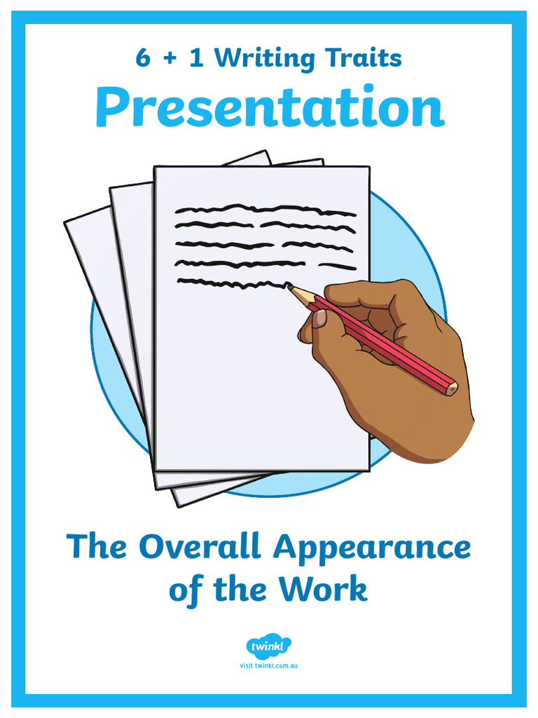 6 + 1 Writing Traits Presentation Display Poster | PDF