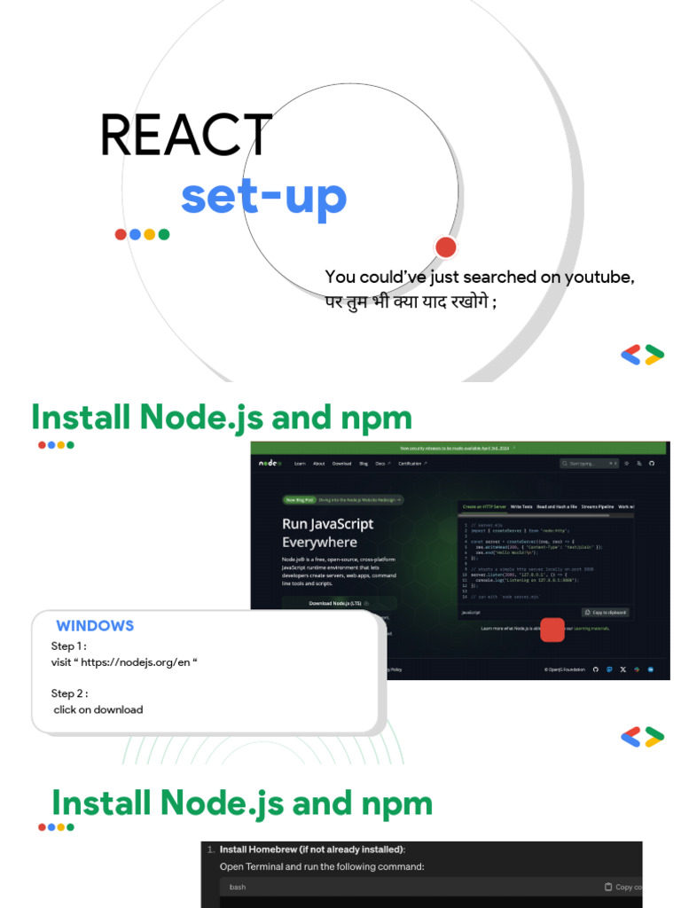 React Setup-1 (1) | PDF