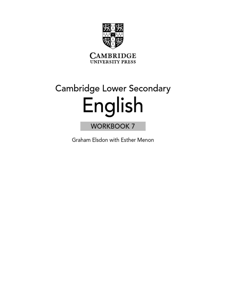 Cambridge Lower Sec English WB 7 (S.a.files?) | PDF | Ellipsis