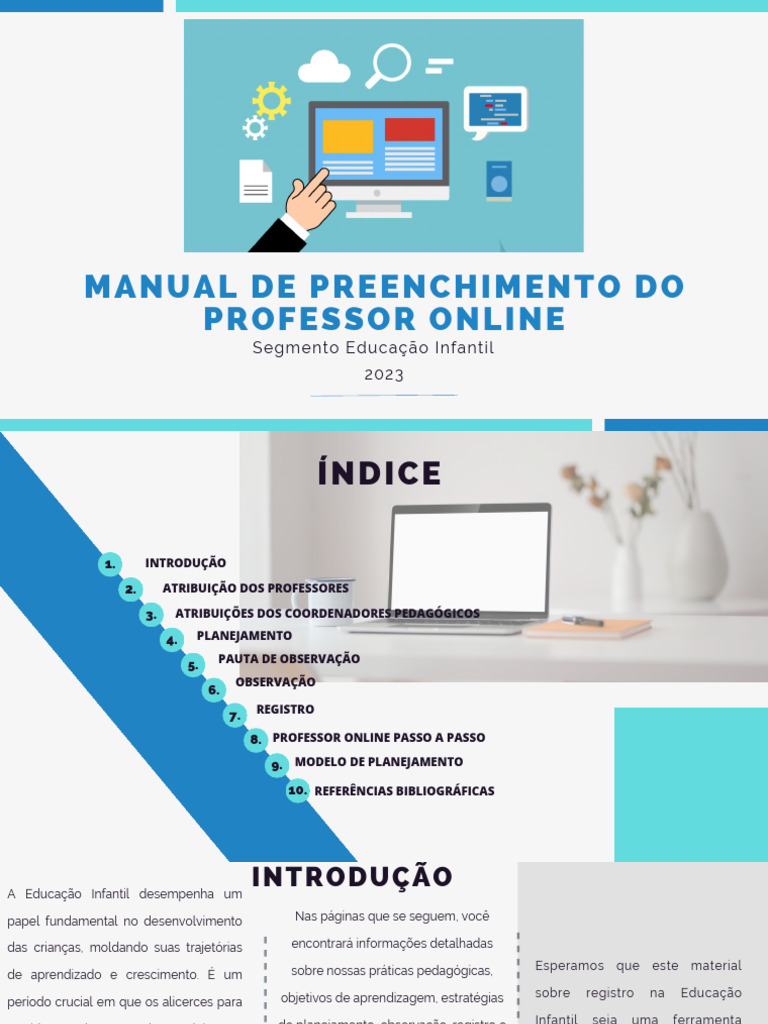 Manual de Registro na Educação Infantil | PDF | Pedagogia | Aprendizado