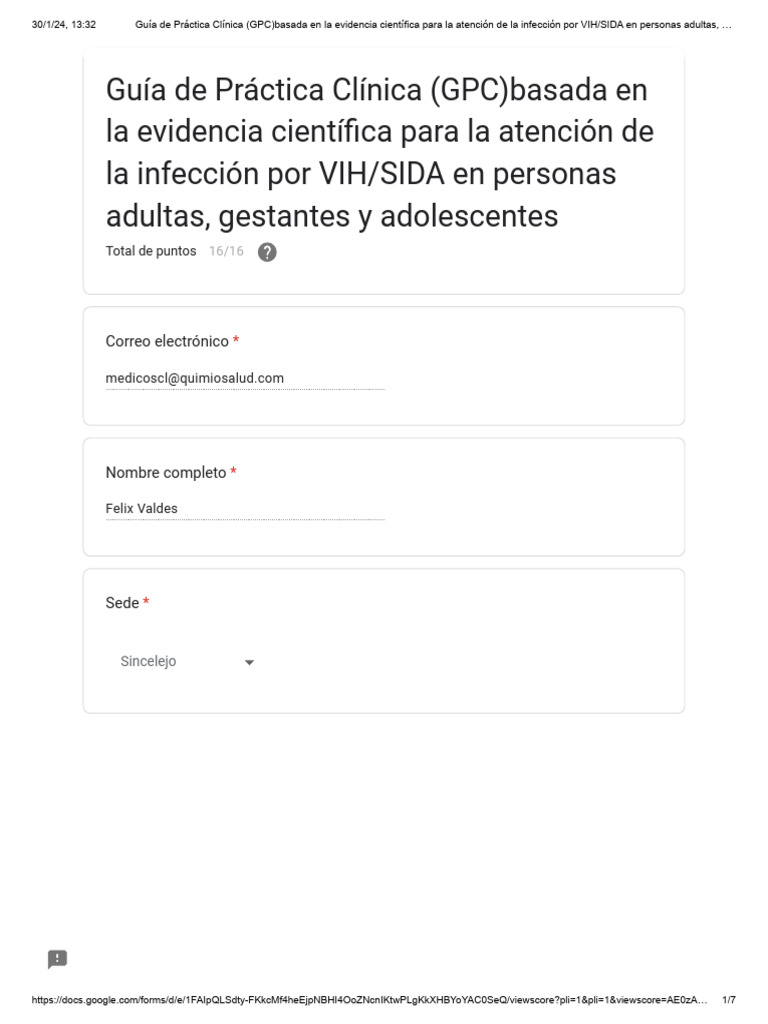 Guía de Práctica Clínica (GPC) Basada en La Evidencia Científica para La Atención de La ...
