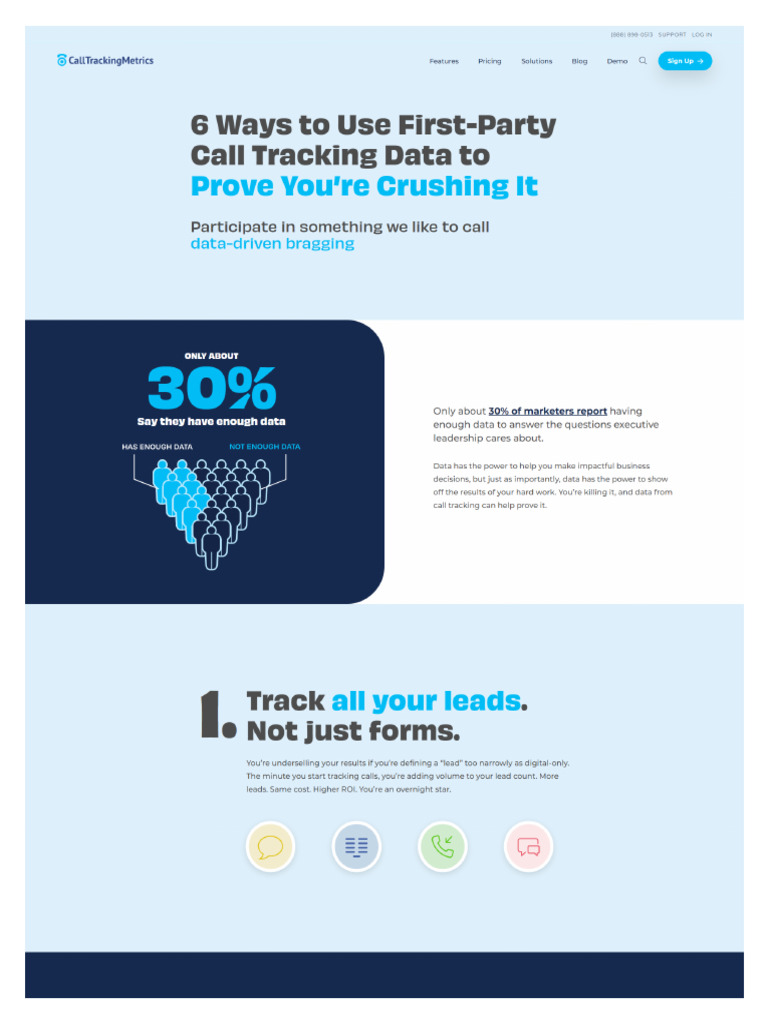 6 Ways To Use First-Party Call Tracking Data To Prove You're Crushing ...