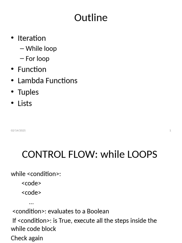 python lecture note two | PDF | Control Flow | Parameter (Computer ... python lecture note two | PDF | Control Flow | Parameter (Computer ...