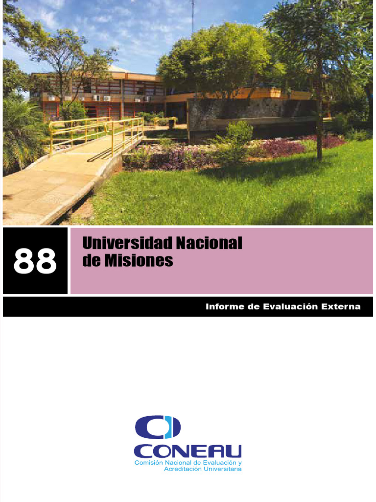 88 Universidad Misiones Evaluacion Coneau | PDF | Universidad | Enseñando