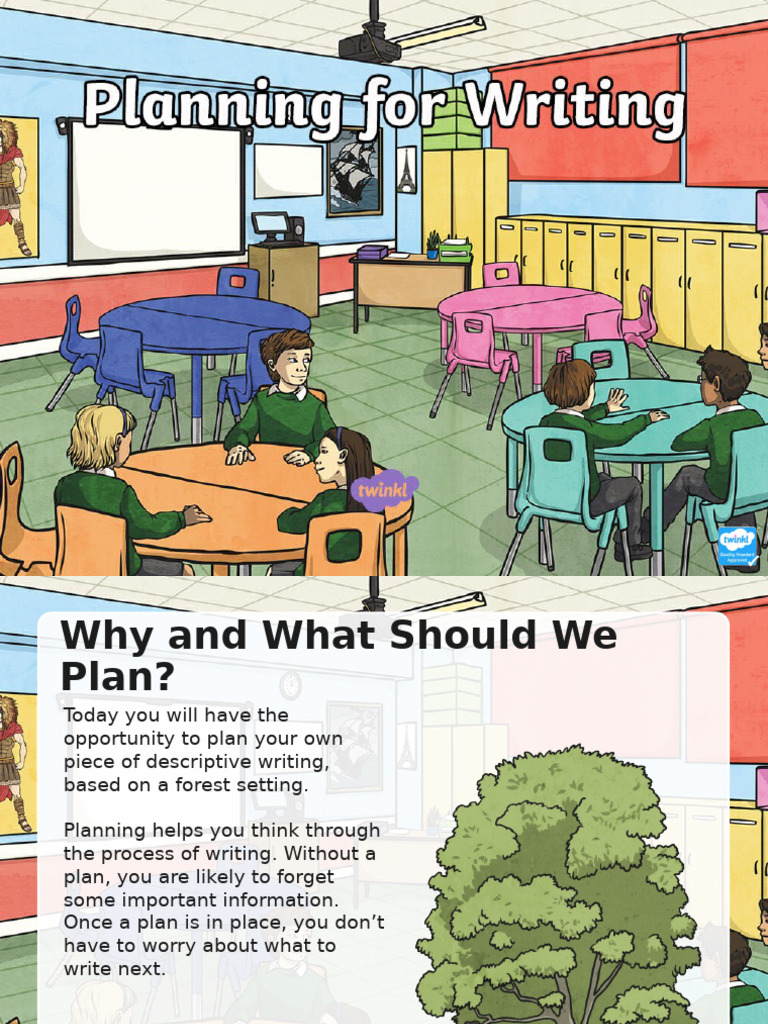 Planning for Writing - Presentation | PDF | Adjective | Verb