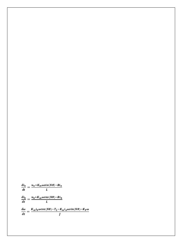 Modelling and Simulation of A Stepper Mo | PDF | Electric Motor | Electrical Equipment