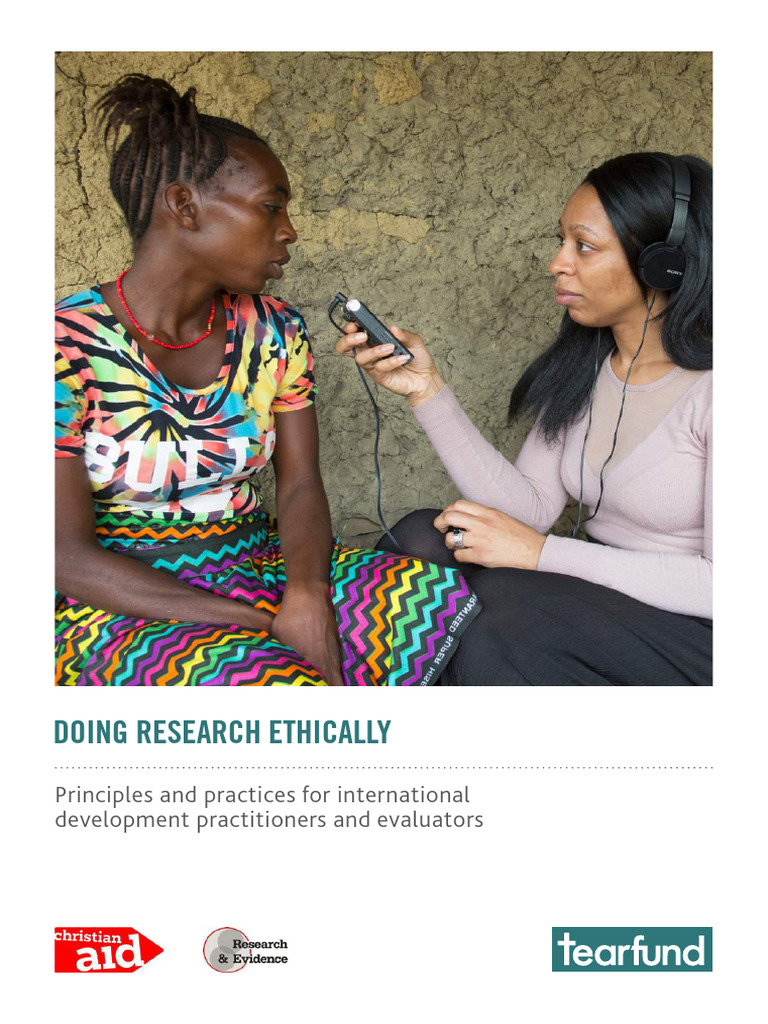 2021 Tearfund Consortium Doing Research Ethically en | PDF | Evaluation | Risk