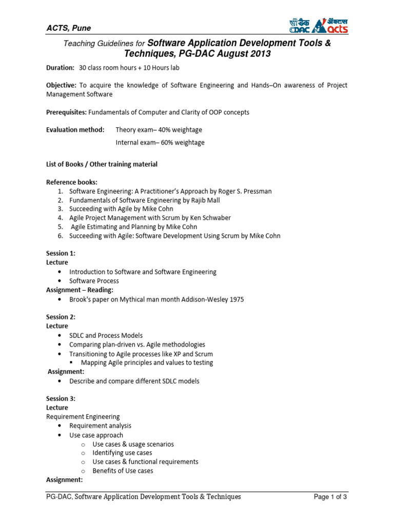 SE Teaching Guidelines | PDF | Agile Software Development | Software ...