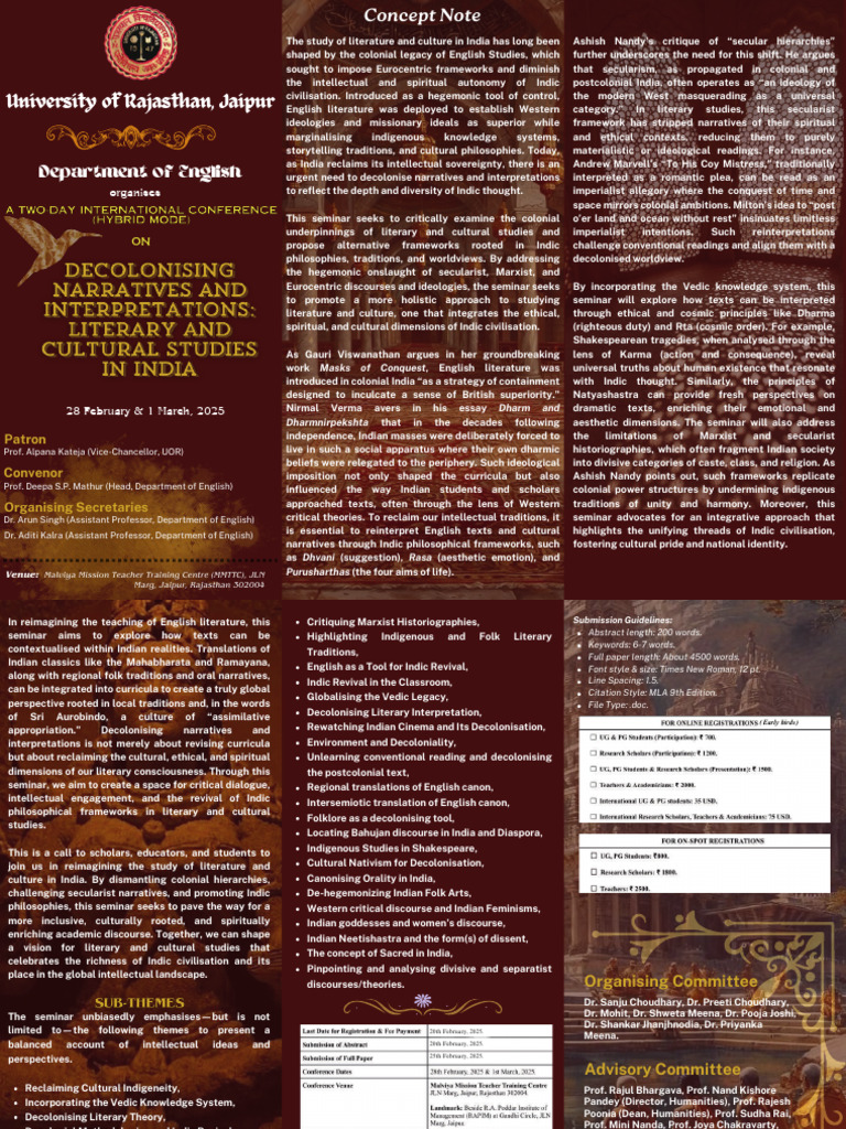 UOR Conference 2025 DOE Final Brochure - Compressed | PDF | Dharma ...