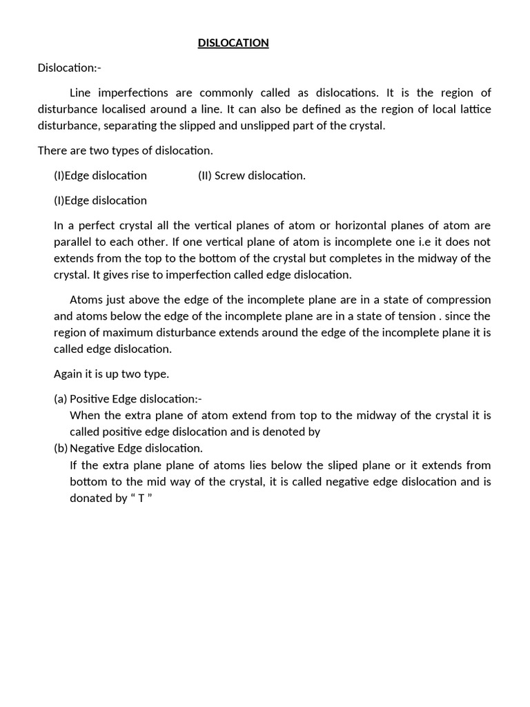Bubun | PDF | Dislocation | Rolling (Metalworking)