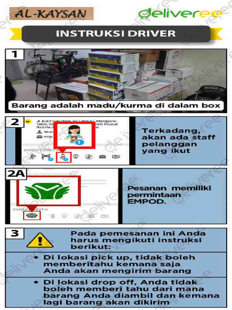 Driver Instruction - Al-Kaysan Compressed | PDF