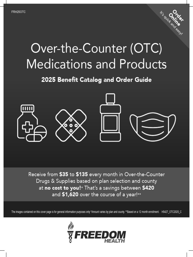Freedom Health OTC 2025 Catalog Guide | PDF | Over The Counter Drug ...