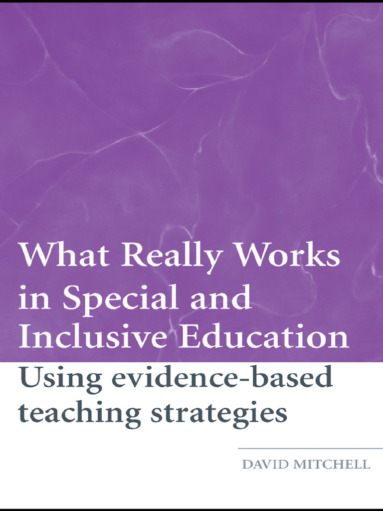 Evidence-Based Strategies for Inclusion | PDF | Learning | Special ...