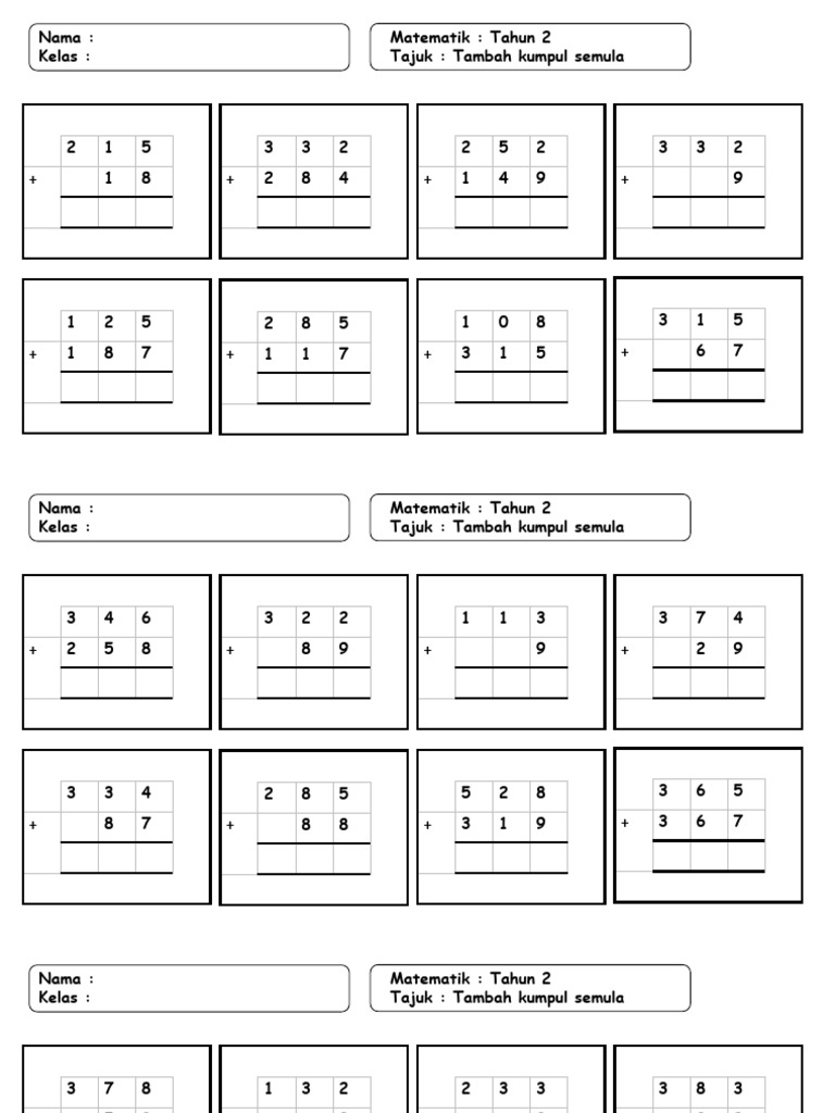 Tambah Kumpul Semula | PDF