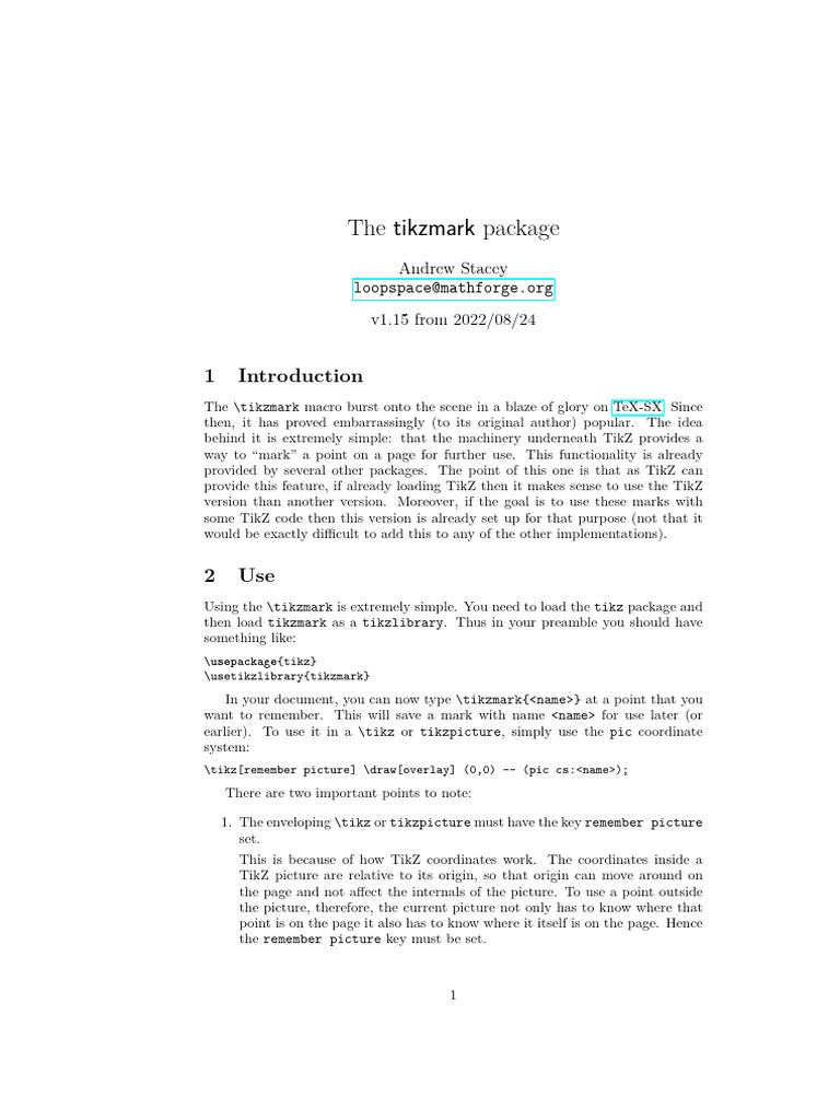 Tikzmark | PDF | Banach Space | Vector Space