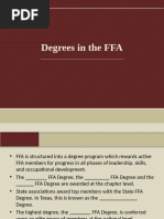 FFA Banquet Script: Individual Awards Ceremony | PDF