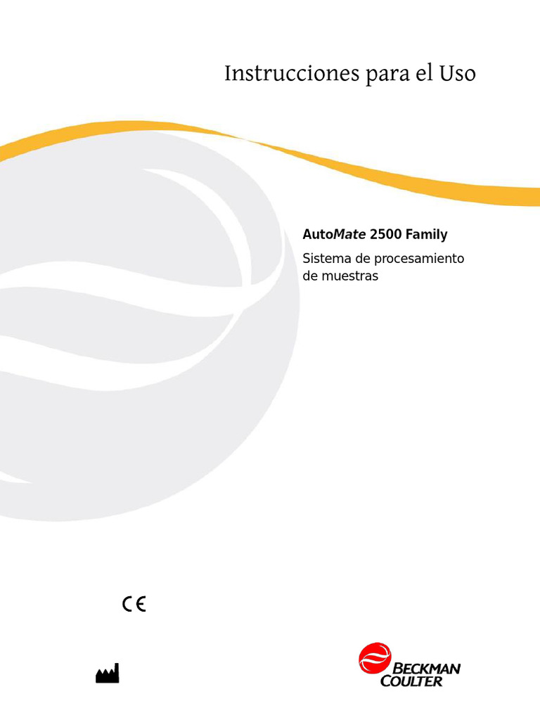 Manual Automate 2500 Family | PDF | Contaminación | Software