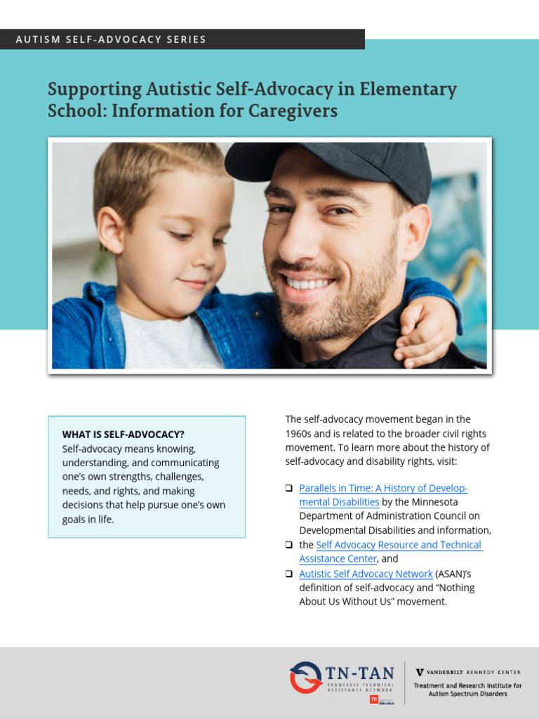 Autistic Self-Advocacy Guide for Caregivers | PDF | Autism | Social ...
